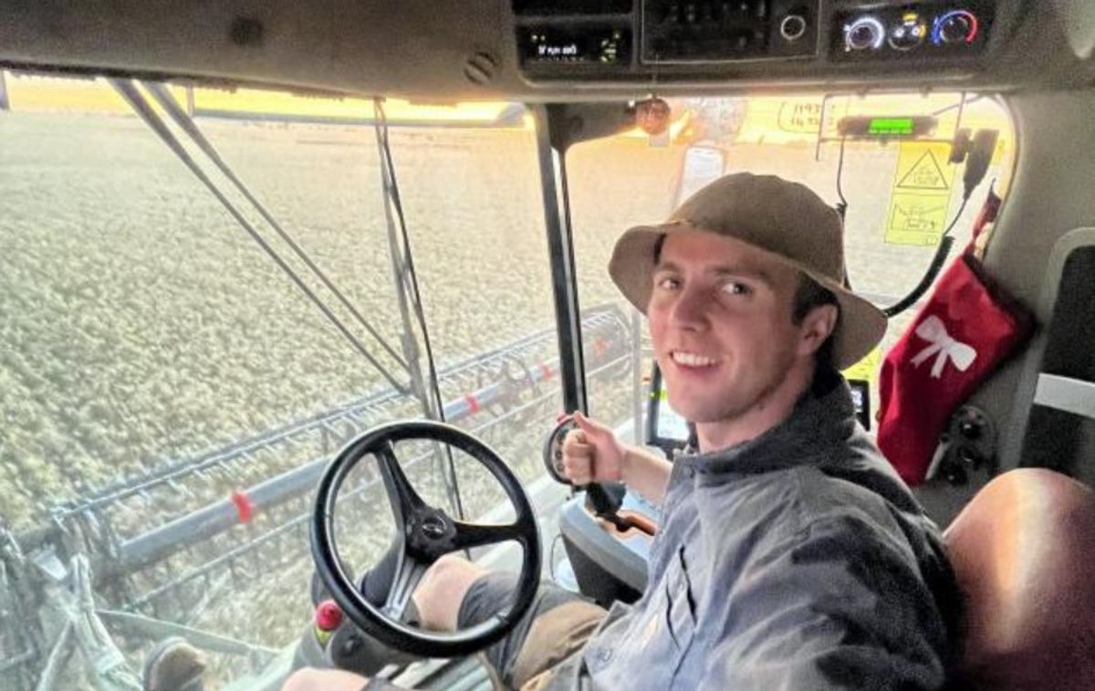 Ung dansker i Australien: Vi kører med særlig teknik på mejetærskeren ...